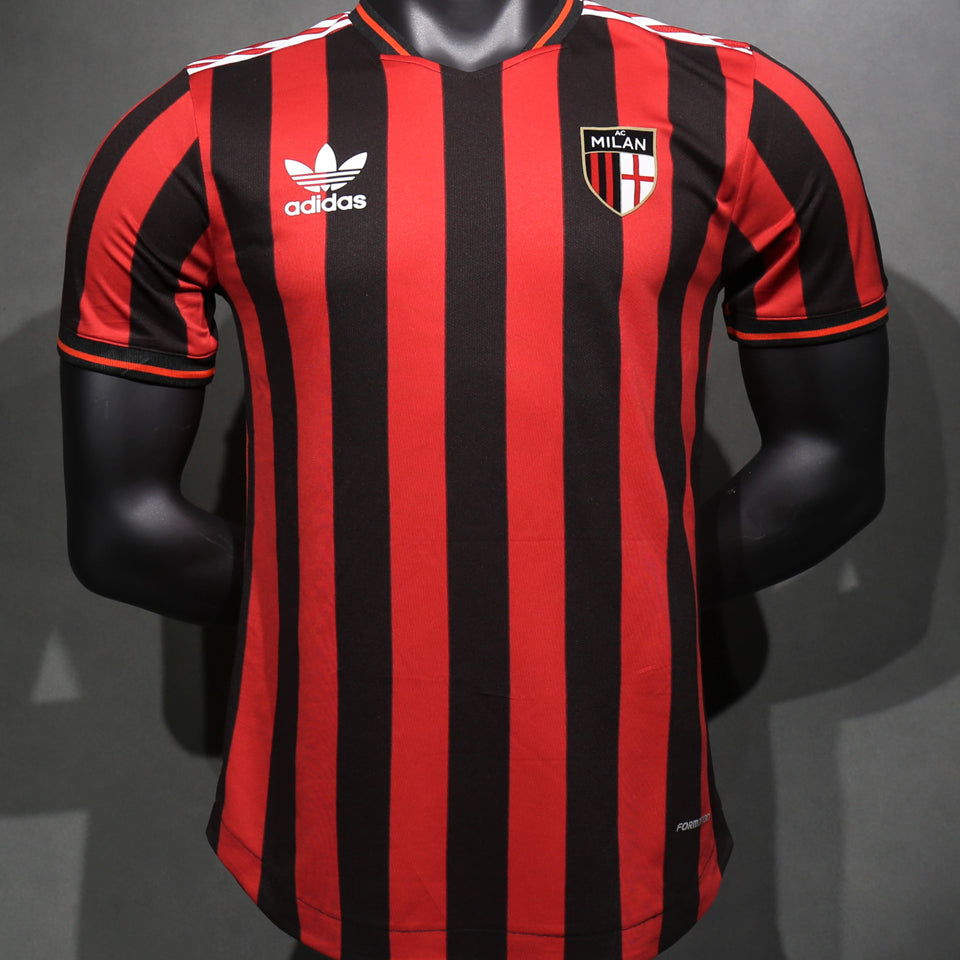 Jersey 2025 AC Milan Local Manga corta Versión Jugador Retro ...